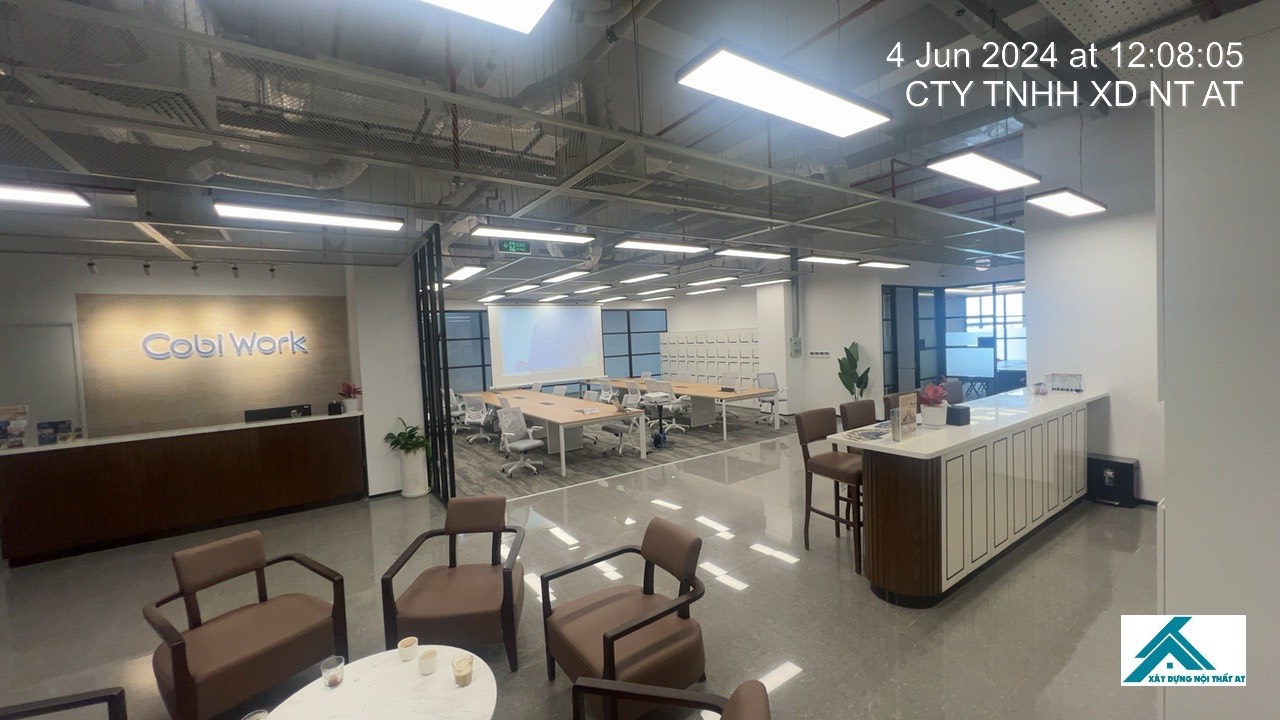 Dự Án văn phòng Cobi Work - CÔNG TY TNHH XÂY DỰNG NỘI THẤT AT